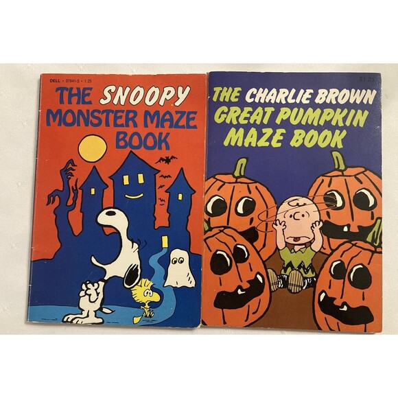 Other | The Snoopy Monster Charlie Brown Great Pumpkin Maze Books No ...